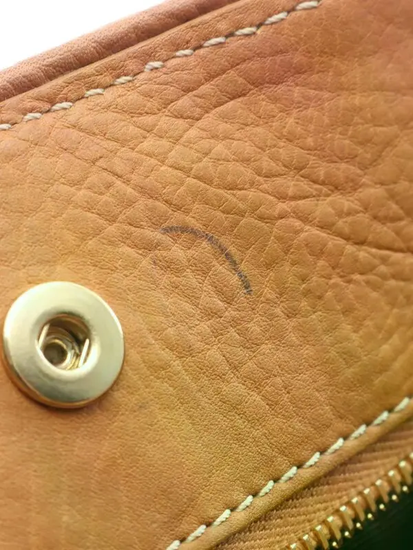 Celine 2000s Whipstitch Leather Tote Bag