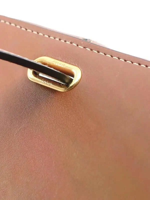 Celine Cuir Triomphe Leather Bucket Bag