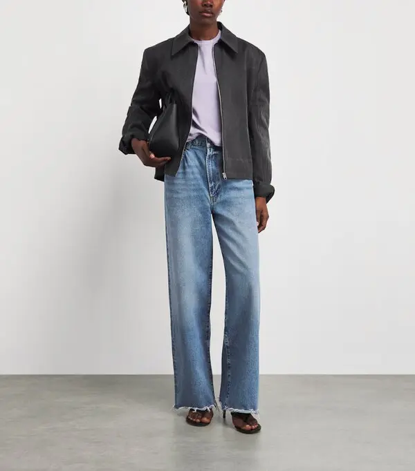 AGOLDE Lyonne Wide-leg Jeans - Blue