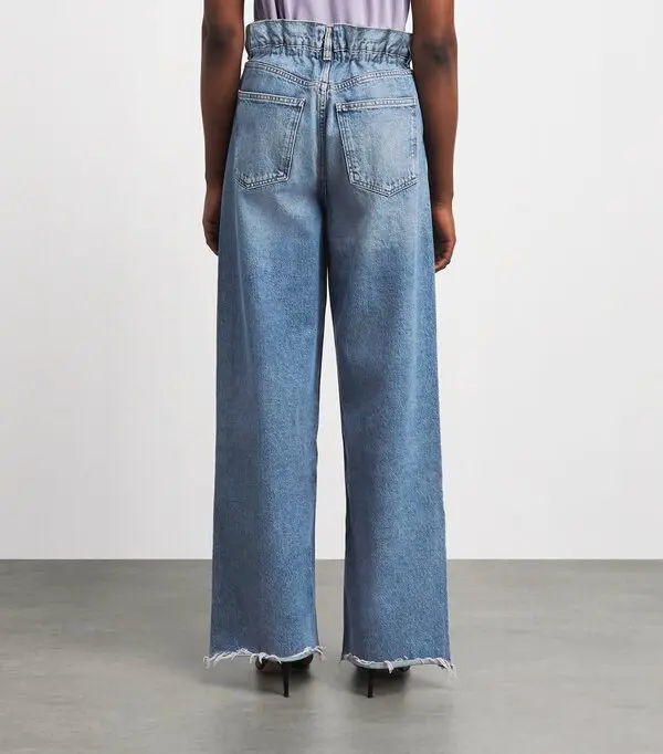 AGOLDE Lyonne Wide-leg Jeans - Blue