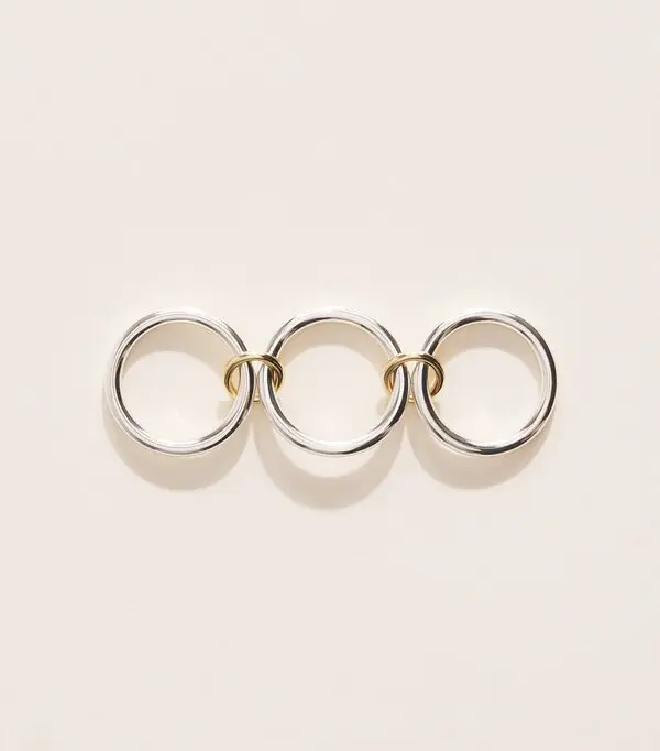 SPINELLI KILCOLLIN Sterling And Yellow Gold Taurus Ring