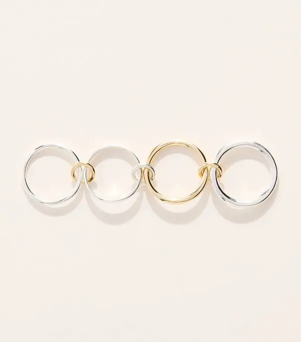 SPINELLI KILCOLLIN Yellow Gold And Sterling Cancer Ring
