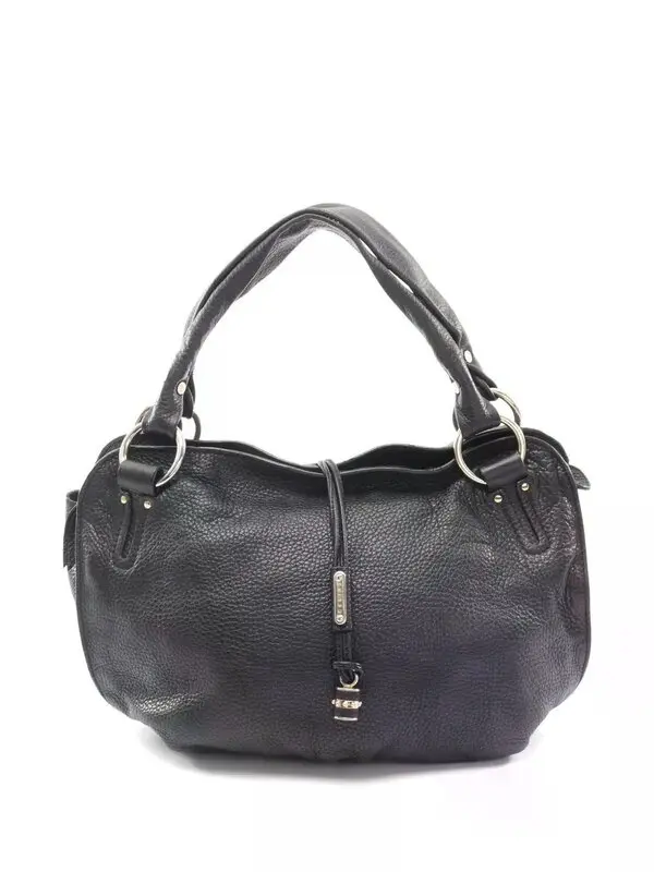 Celine Grained Leather Tote Bag - Black