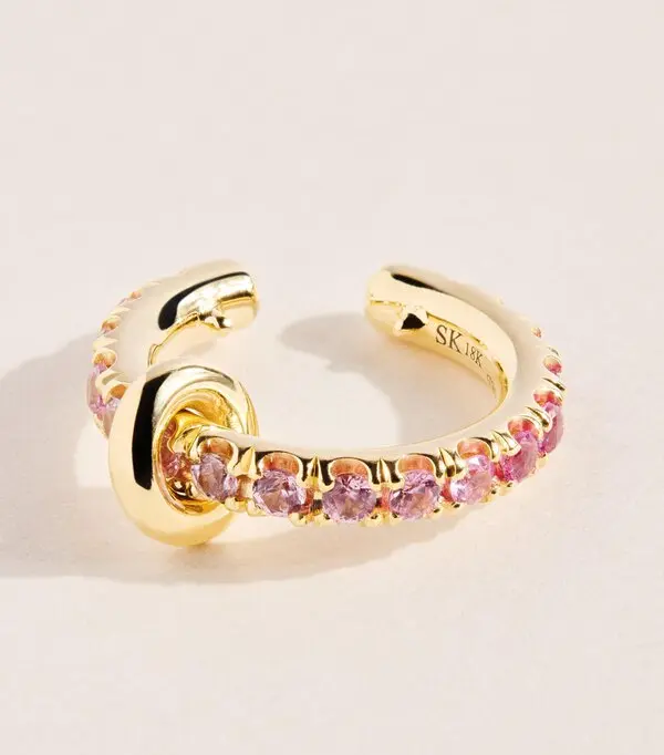SPINELLI KILCOLLIN Elara Ear Cuff With Sapphire - Gold