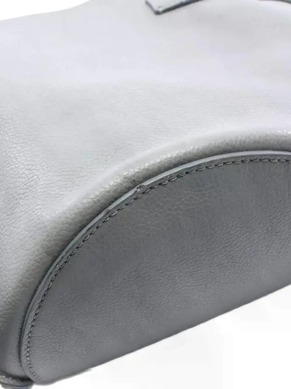 Celine Big Bag Leather Bucket Bag - Grey