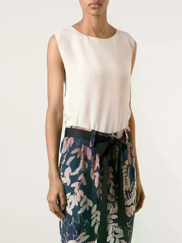 LANVIN Draped Sleeveless Top