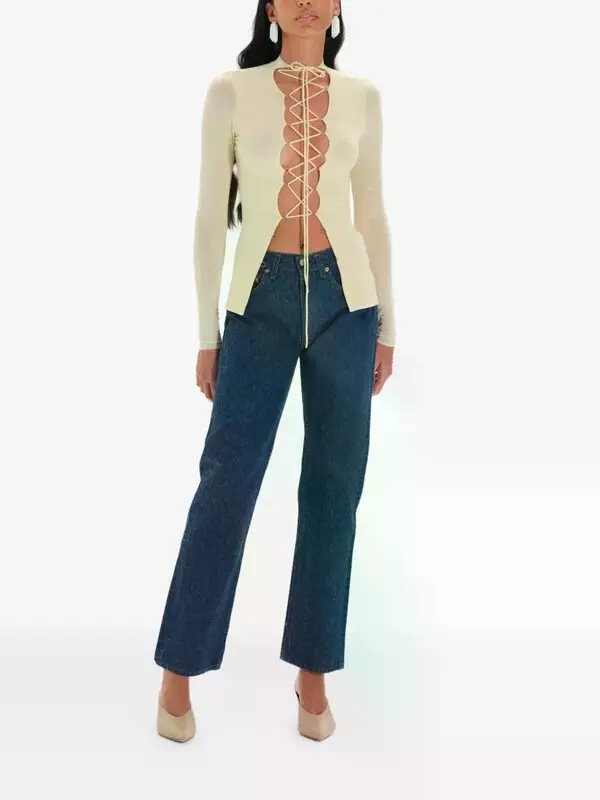 MANURI Jamie Lace-up Top
