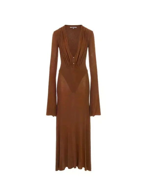 MANURI Suki Ruched Maxi Dress
