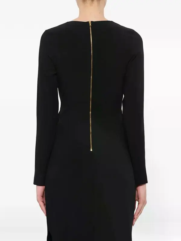 LANVIN Wrap Detail Maxi Dress