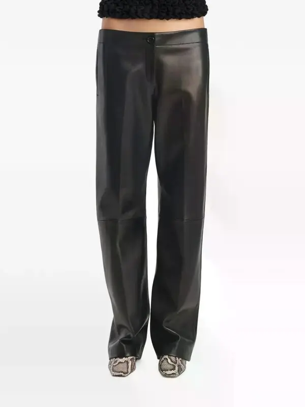 Khaite Mita Leather Trousers