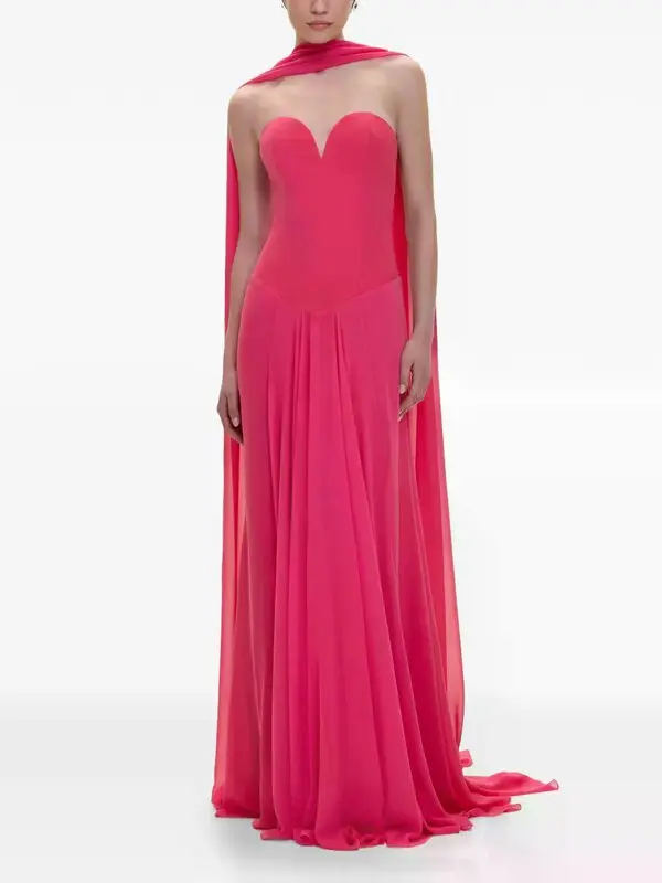 V:PM ATELIER Maddie Sweetheart Neck Maxi Dress