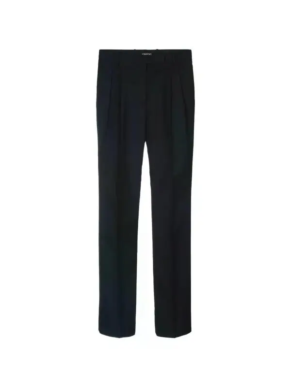 TOM FORD Pleated Tailored Trousers - Black