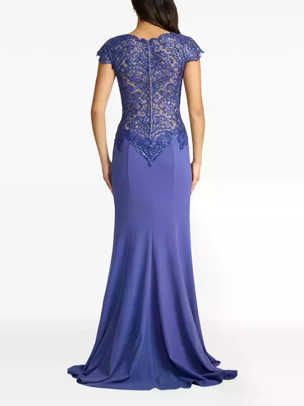 Tadashi Shoji Embroidered Maxi Dress