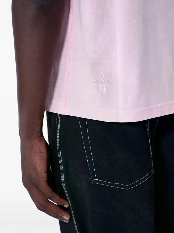 ACHM Logo-motif Cotton T-shirt