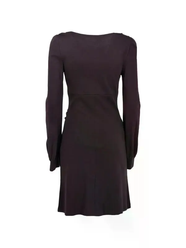 Diane Von Furstenberg Gathered Mini Dress - Purple