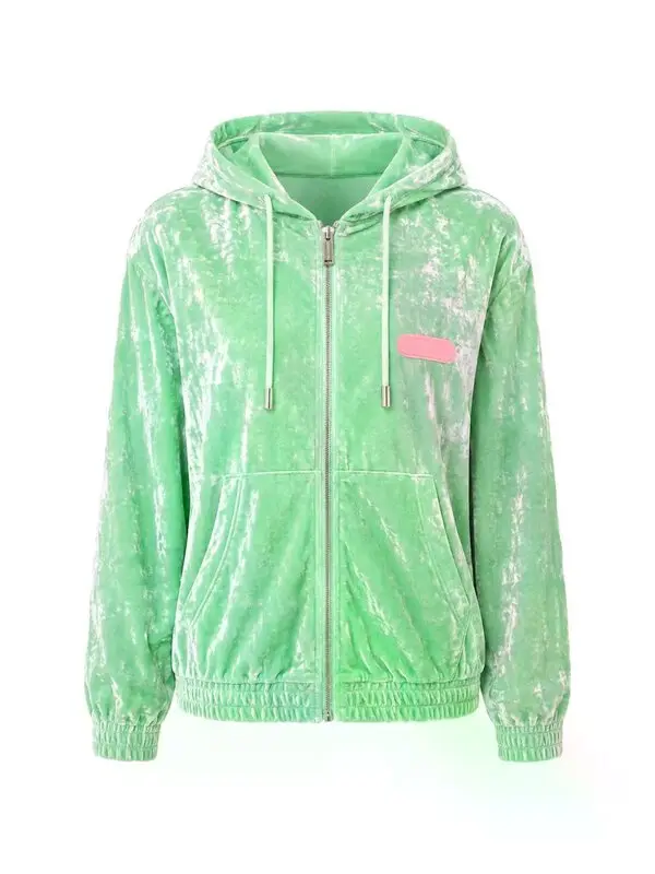Dsquared2 Velour Hoodie - Green