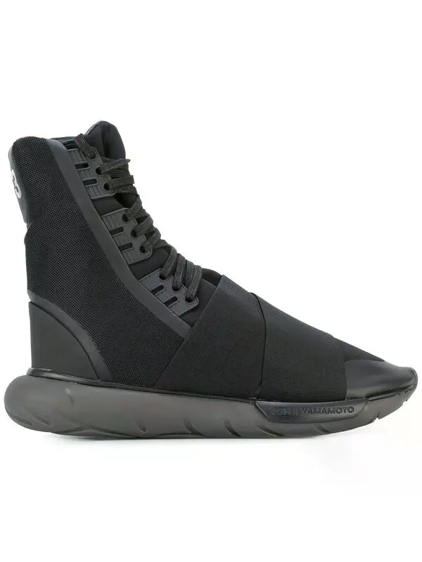 Y3 Qasa Boot Sneakers - Black