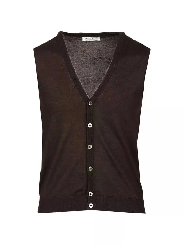 AL DUCA D’AOSTA 1902 Knitted Cashmere Vest - Brown