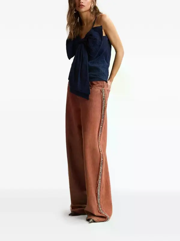 Essentiel Antwerp Wide-leg Embellished Trousers