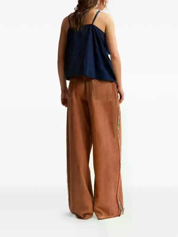 Essentiel Antwerp Wide-leg Embellished Trousers