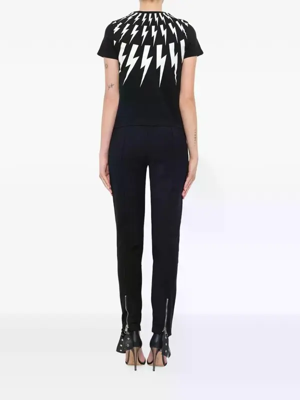 Neil Barrett Lightning Bolt T-shirt - Black