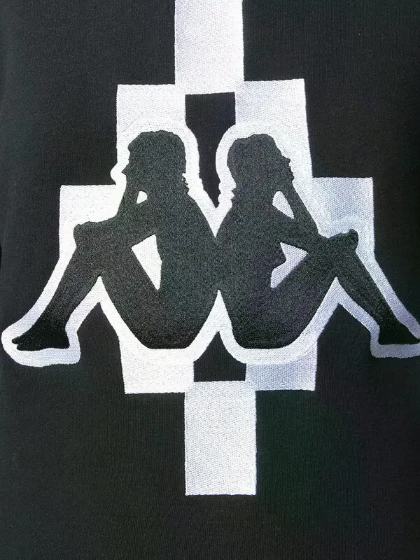 COUNTY OF MILAN Marcelo Burlon X Kappa Embroidered Logo Sweatshirt