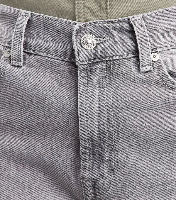 7 For All Mankind Lotta High-rise Wide-leg Jeans - Grey
