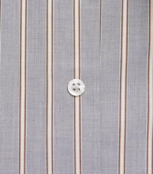 Studio Nicholson Cotton Stripe Sanko Shirt - Grey