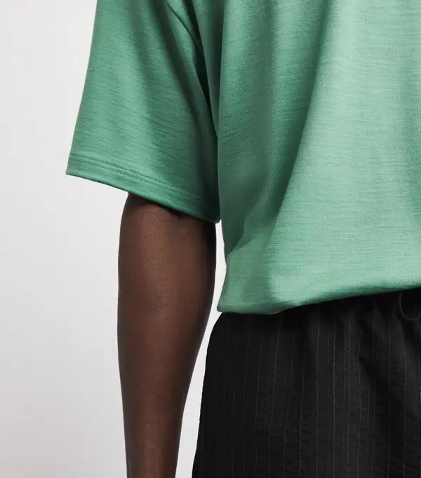 Studio Nicholson Cotton Bric T-shirt - Green