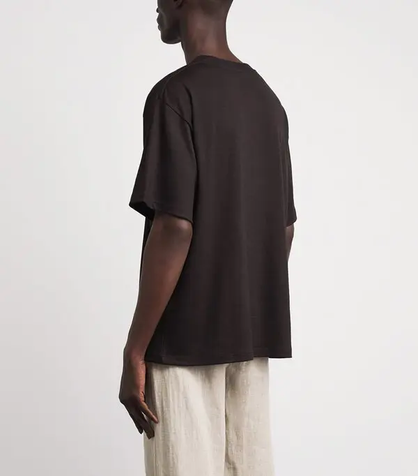 Studio Nicholson Wool Henley T-shirt