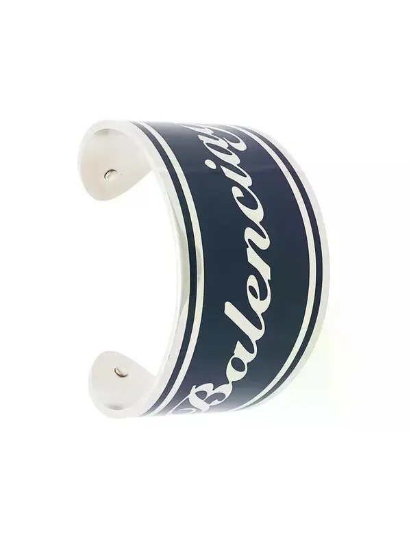 Balenciaga Badge Bracelet - Blue