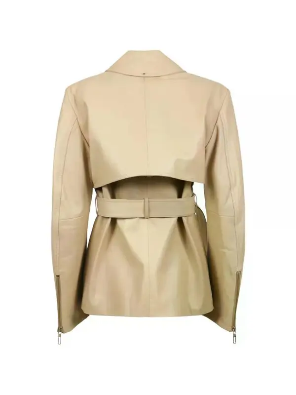 Sportmax Belted Leather Jacket