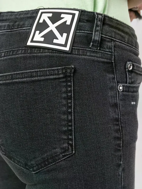 Off-White Skinny 5 Pockets Vintage Jeans