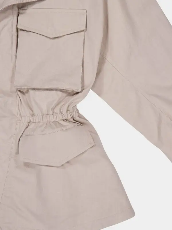 Balenciaga Light Hourglass Parka - Beige