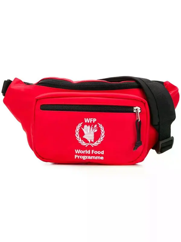 Balenciaga World Food Programme Waist Bag - Red