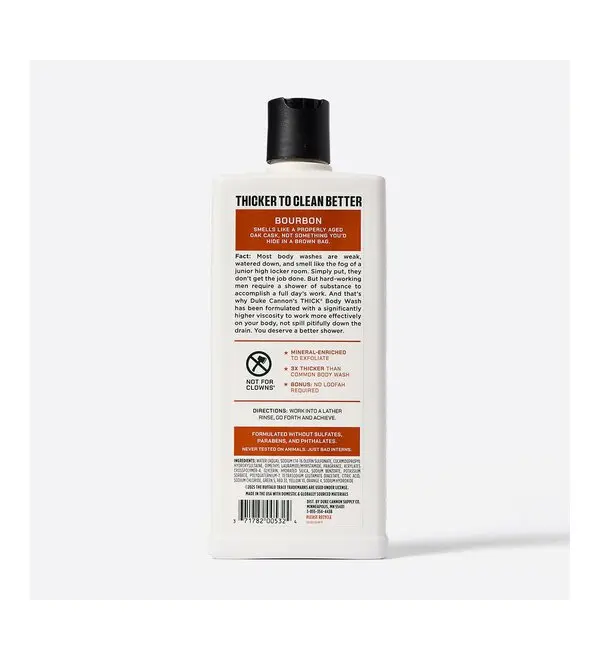 DUKE CANNON SUPPLY CO. Thick Body Wash - Brown