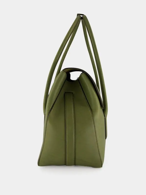 TOM FORD Natural Calfskin Leather Shoulder Bag - Green