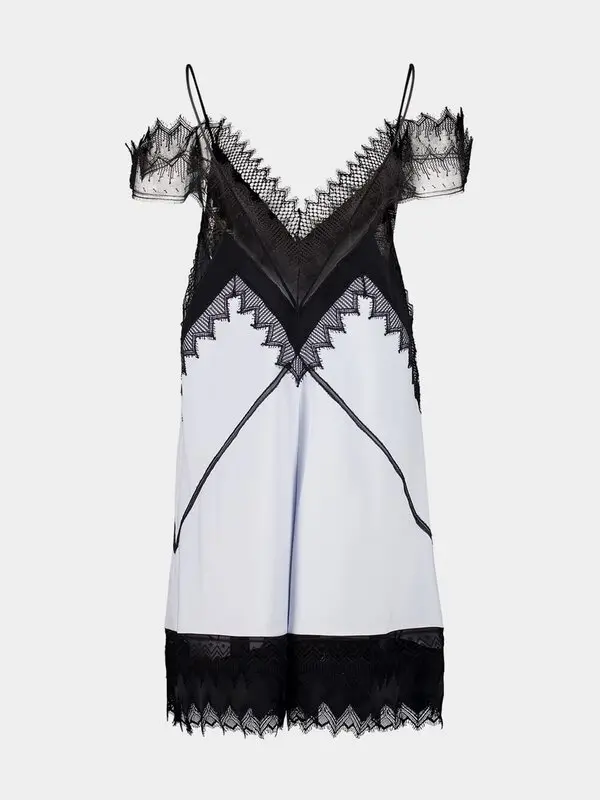 TOM FORD Sky Lace-encrusted Camisole Mini Dress