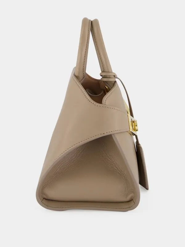 FERRAGAMO Extra Small Hug Handbag - Beige