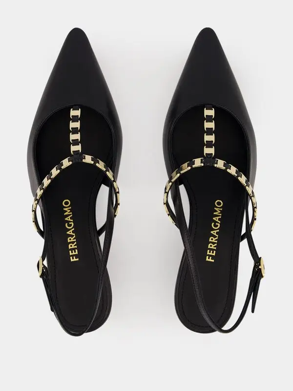 FERRAGAMO Ardea Slingback Pumps
