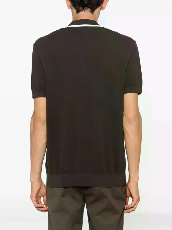 PAOLO PECORA V-neck Trimmed T-shirt