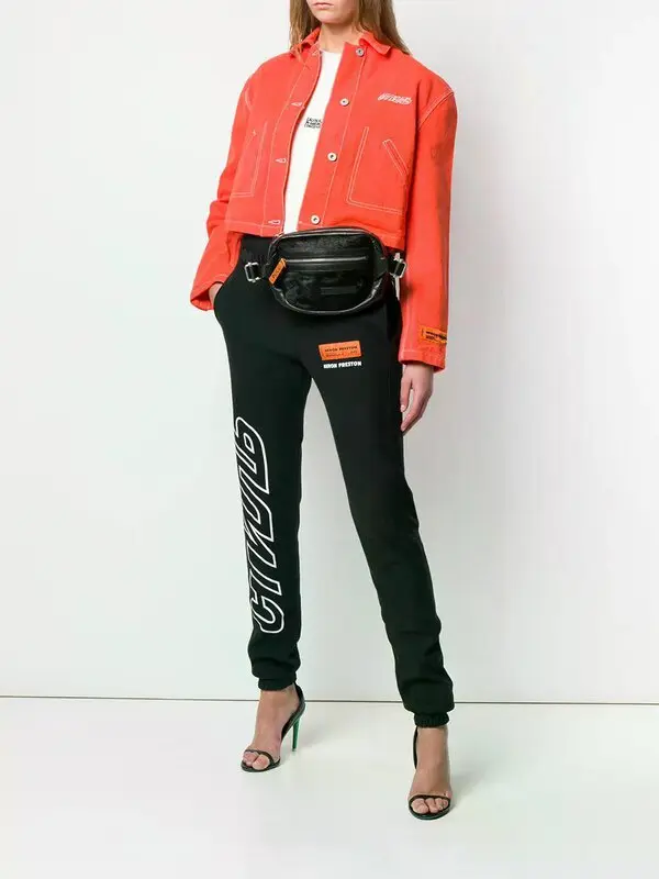 Heron Preston Contrast Logo Track Pants