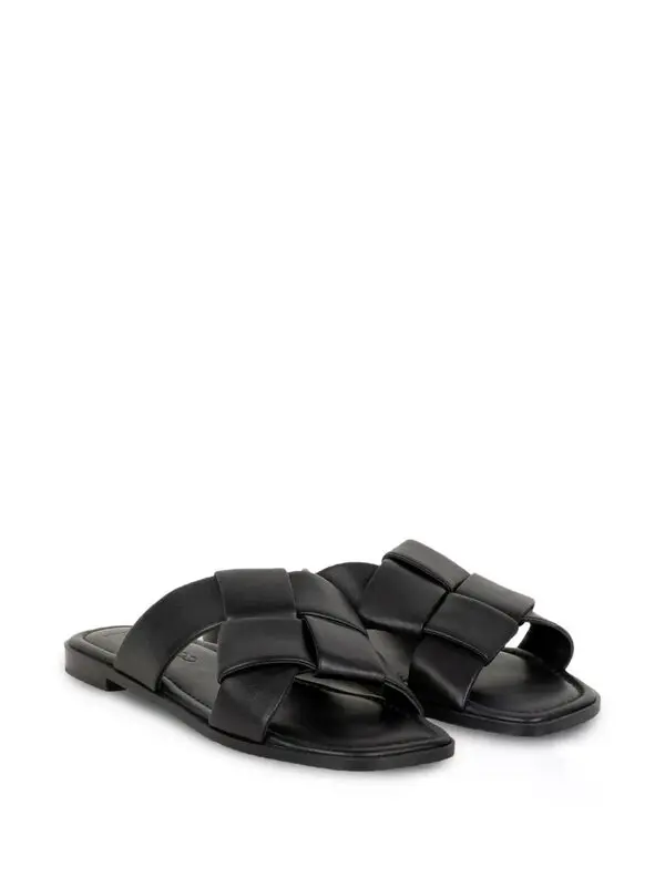 SPAZIO CORRIDONI 1 Interwoven Leather Sandals