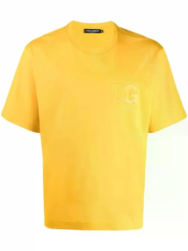 Dolce & Gabbana Logo-embossed Cotton T-shirt