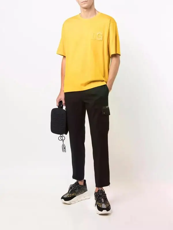 Dolce & Gabbana Logo-embossed Cotton T-shirt