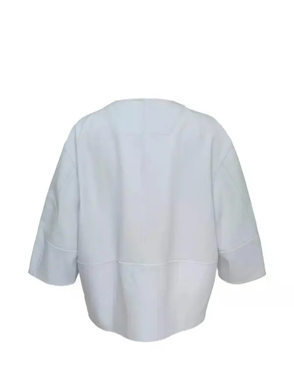 JIL SANDER Zip-up Gabardine Jacket