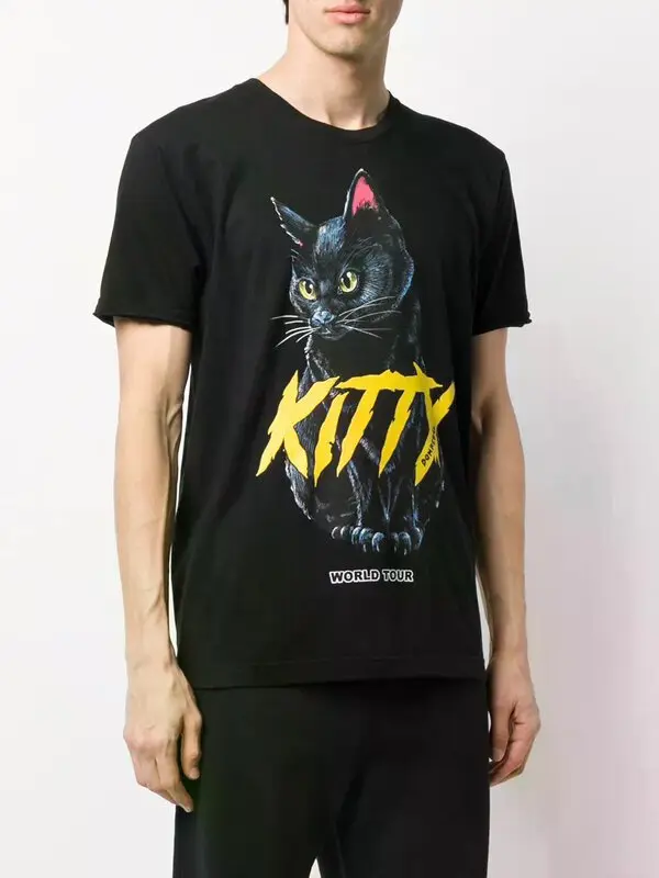 DOMREBEL Meow Graphic-print T-shirt