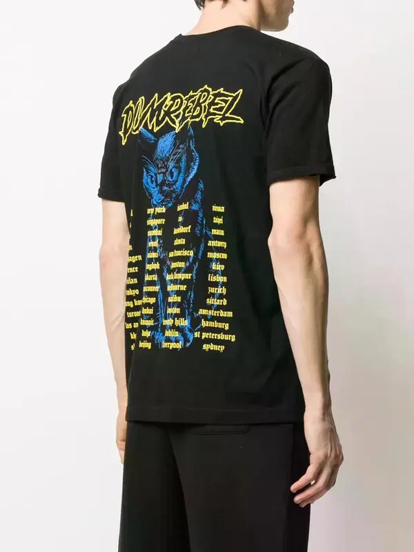 DOMREBEL Meow Graphic-print T-shirt