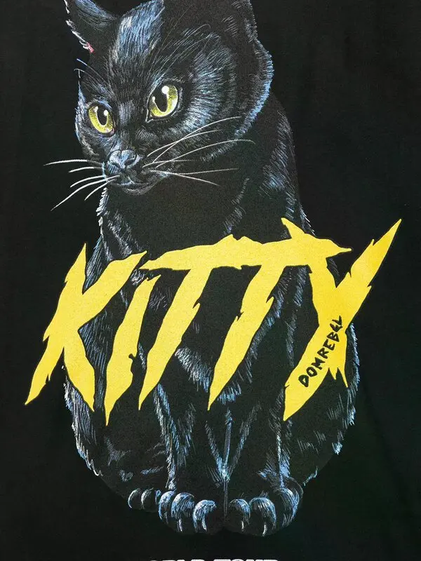 DOMREBEL Meow Graphic-print T-shirt