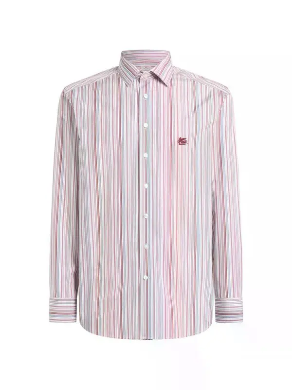 Etro Striped-pattern Cotton Shirt